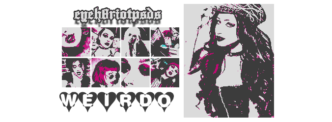 WEIRDO psd by eyeh8riotpsds by eyeh8riot on DeviantArt