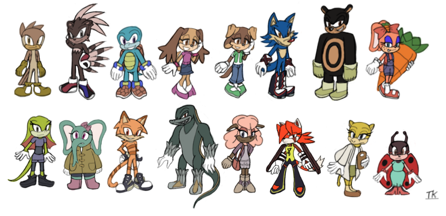 Sonic extra characters 1 by Elleri1 on DeviantArt
