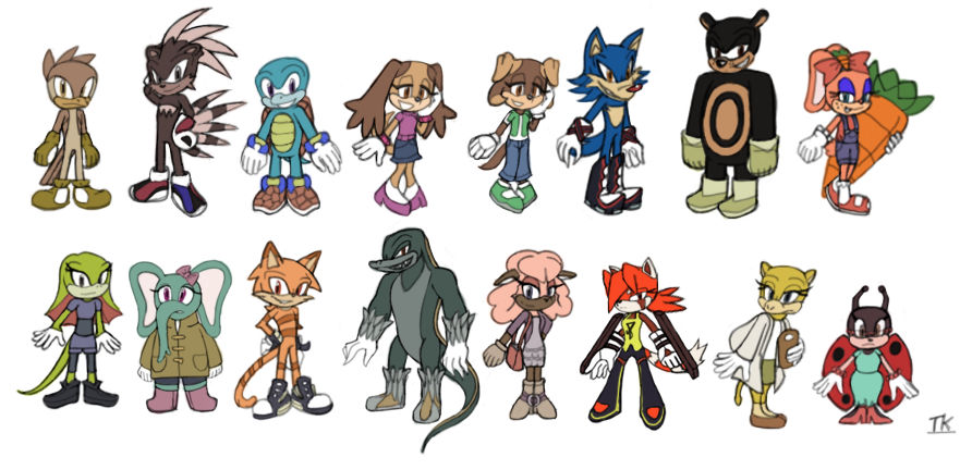 Sonic extra characters 1 by Elleri1 on DeviantArt