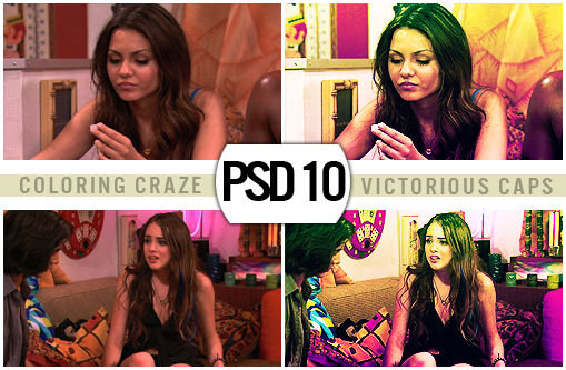Victorious Captures - PSD 10 by coloringcraze on DeviantArt