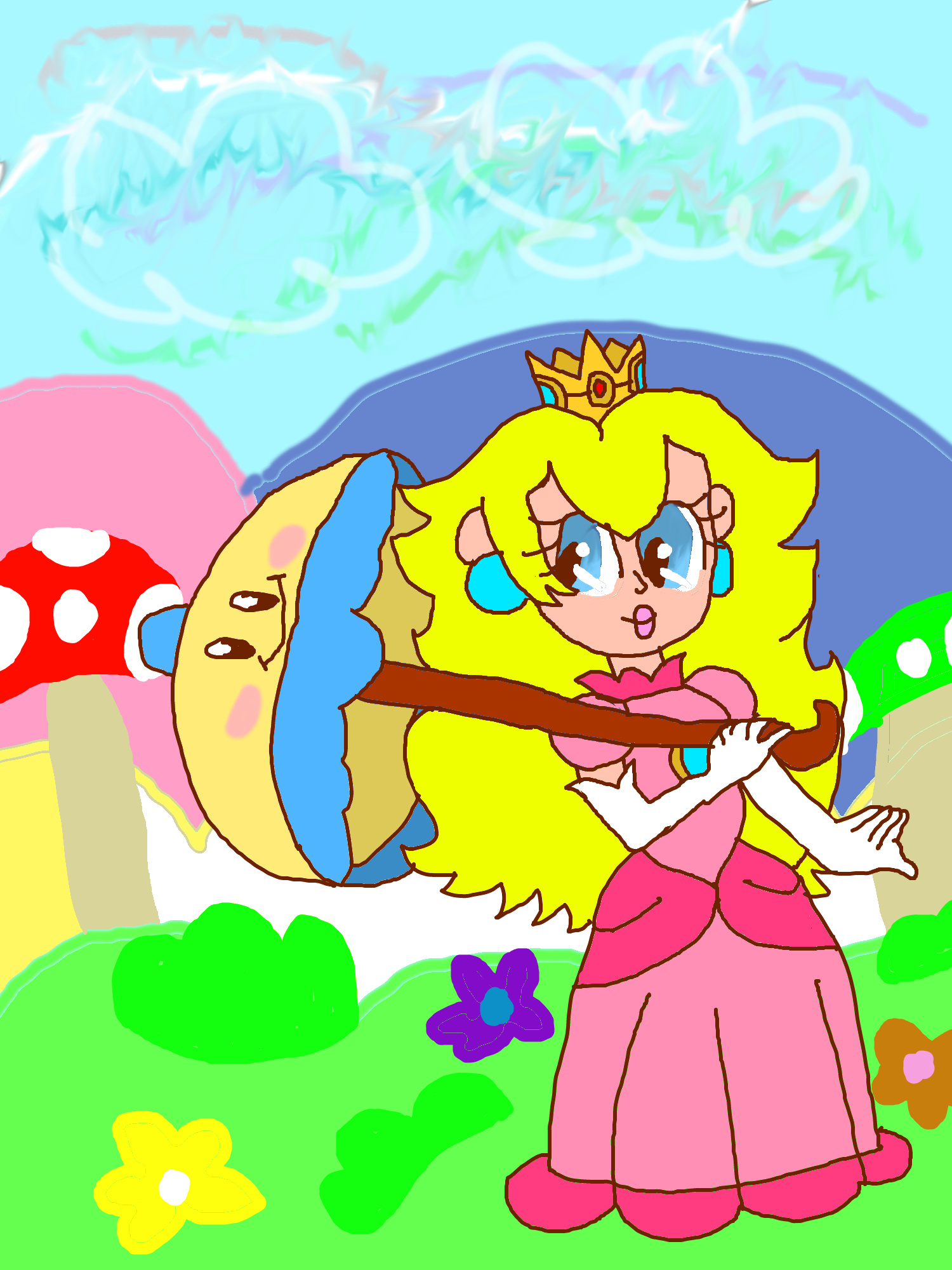 Peach and Perry by Daracoon911 on DeviantArt
