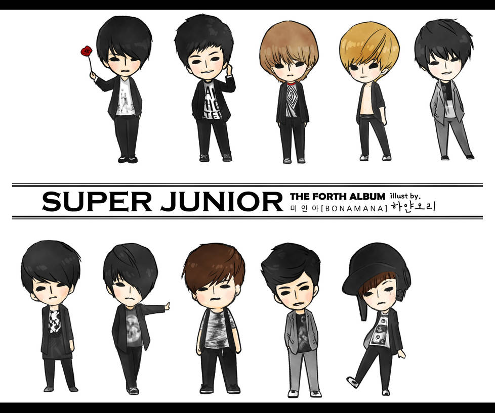 super junior chibi