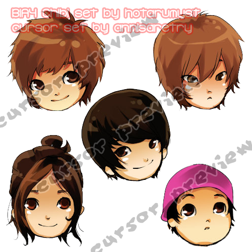 'cursor' Chibi B1A4 by annisaretry on DeviantArt