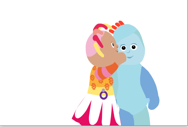 Upsy daisy kissies iggle piggle by ab6by on DeviantArt