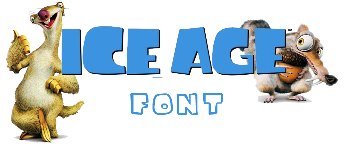 Ice Age Font by 3nEedxx on DeviantArt