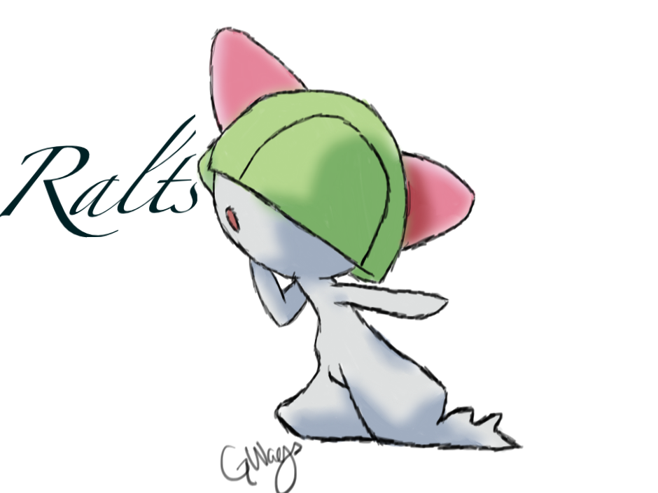 Ralts by Graceafur on DeviantArt