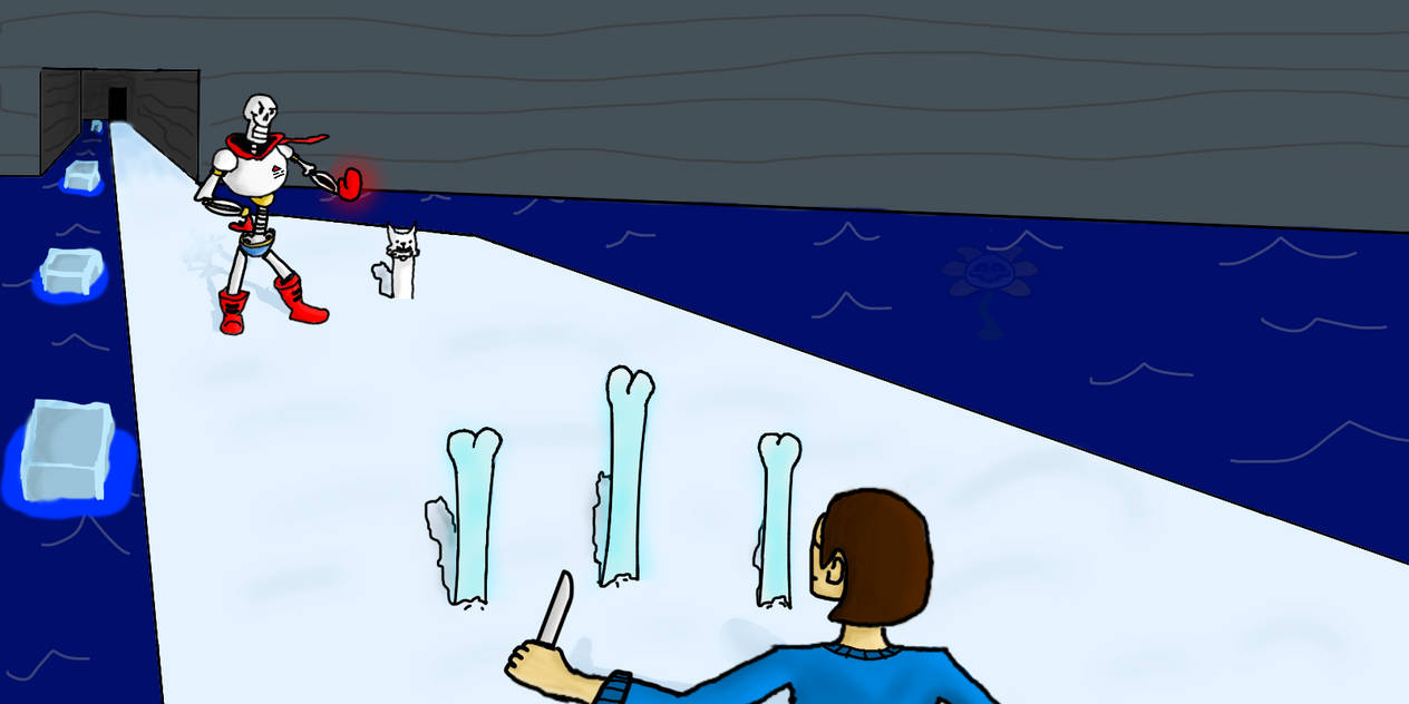 Snowdin Papyrus by zupter on DeviantArt