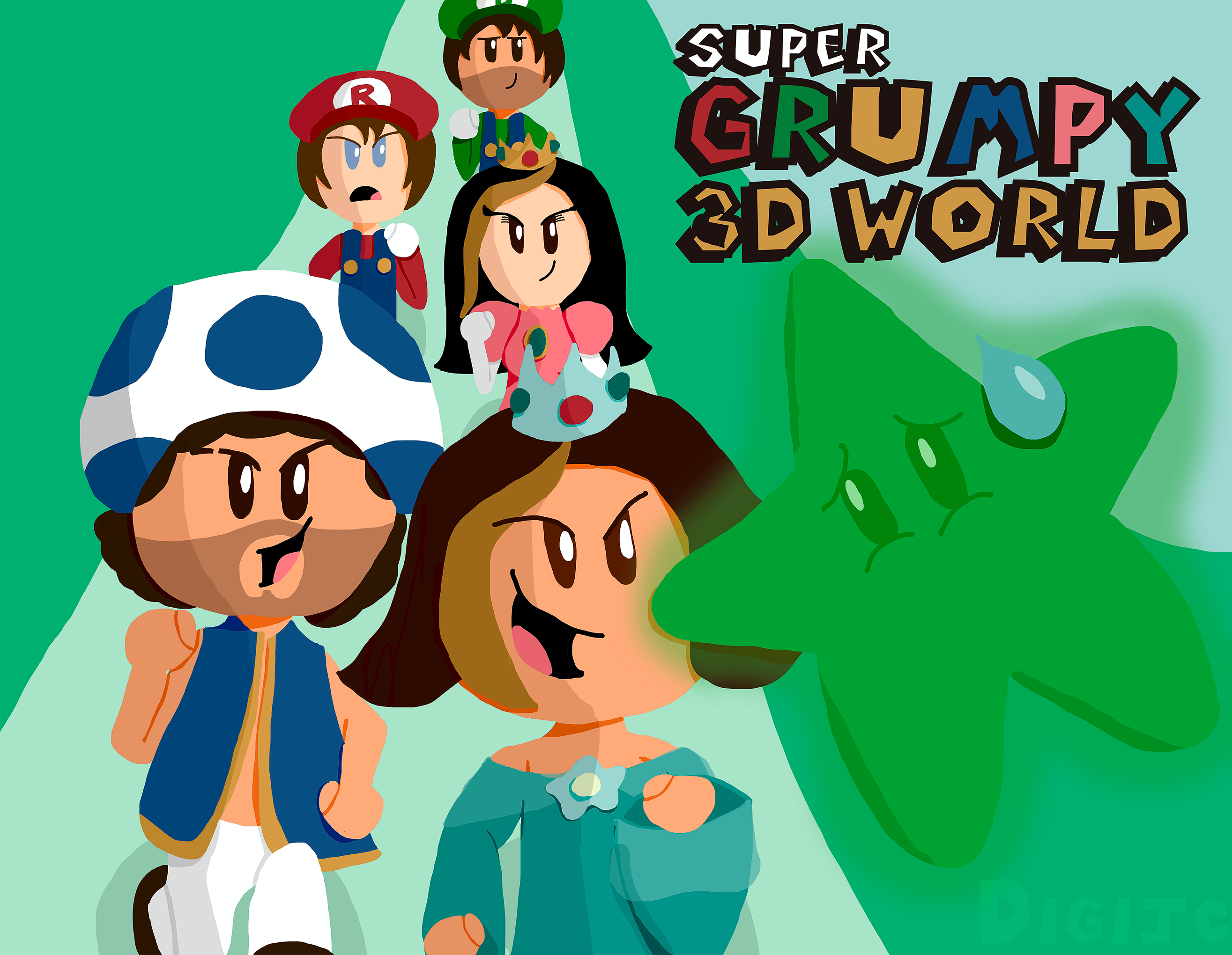 Super Grumpy 3D World! by Digijc on DeviantArt