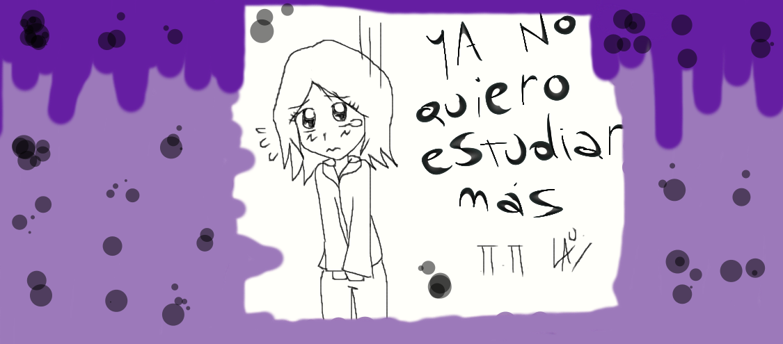 Ya no quiero estudiar mas e.e garabateada by kuki4982 on DeviantArt