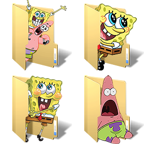 Spongebob | Folder Icons #O1 by shatteredangelx on DeviantArt