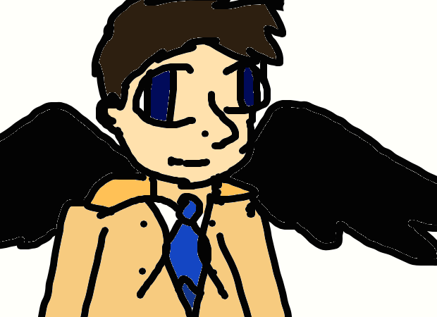 Castiel drawing by HammyHamsterDraws on DeviantArt