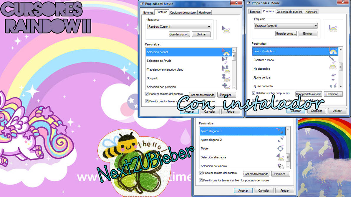 Cursores Rainbow II by Cursorsandmore on DeviantArt