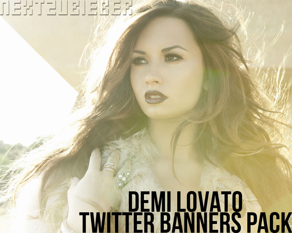 Pack Twitter Banners: Demi Lovato by Cursorsandmore on DeviantArt