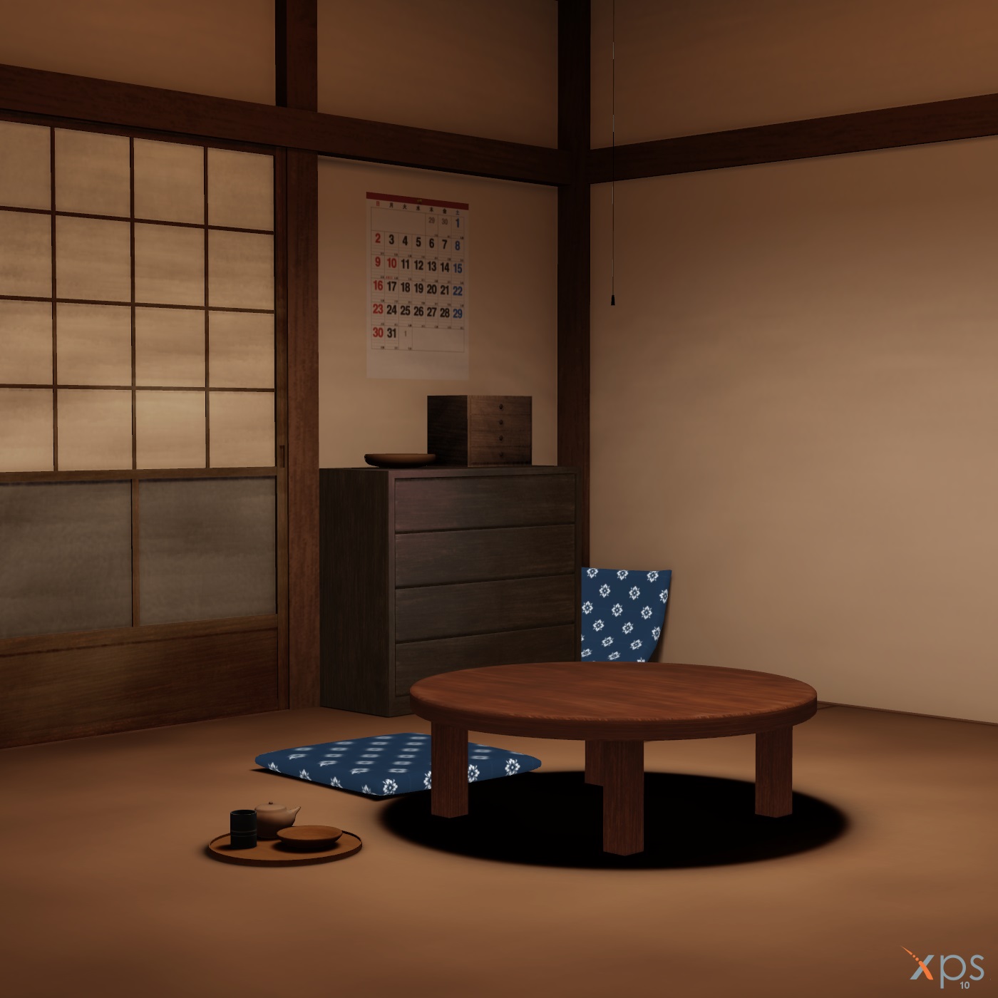 Japanese Sitting Room HQ for XPS by LexaKiness on DeviantArt