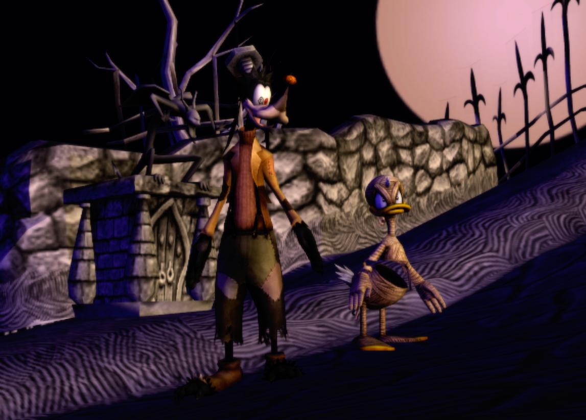 Donald and Goofy Halloween Town [XPS] by LexaKiness on DeviantArt