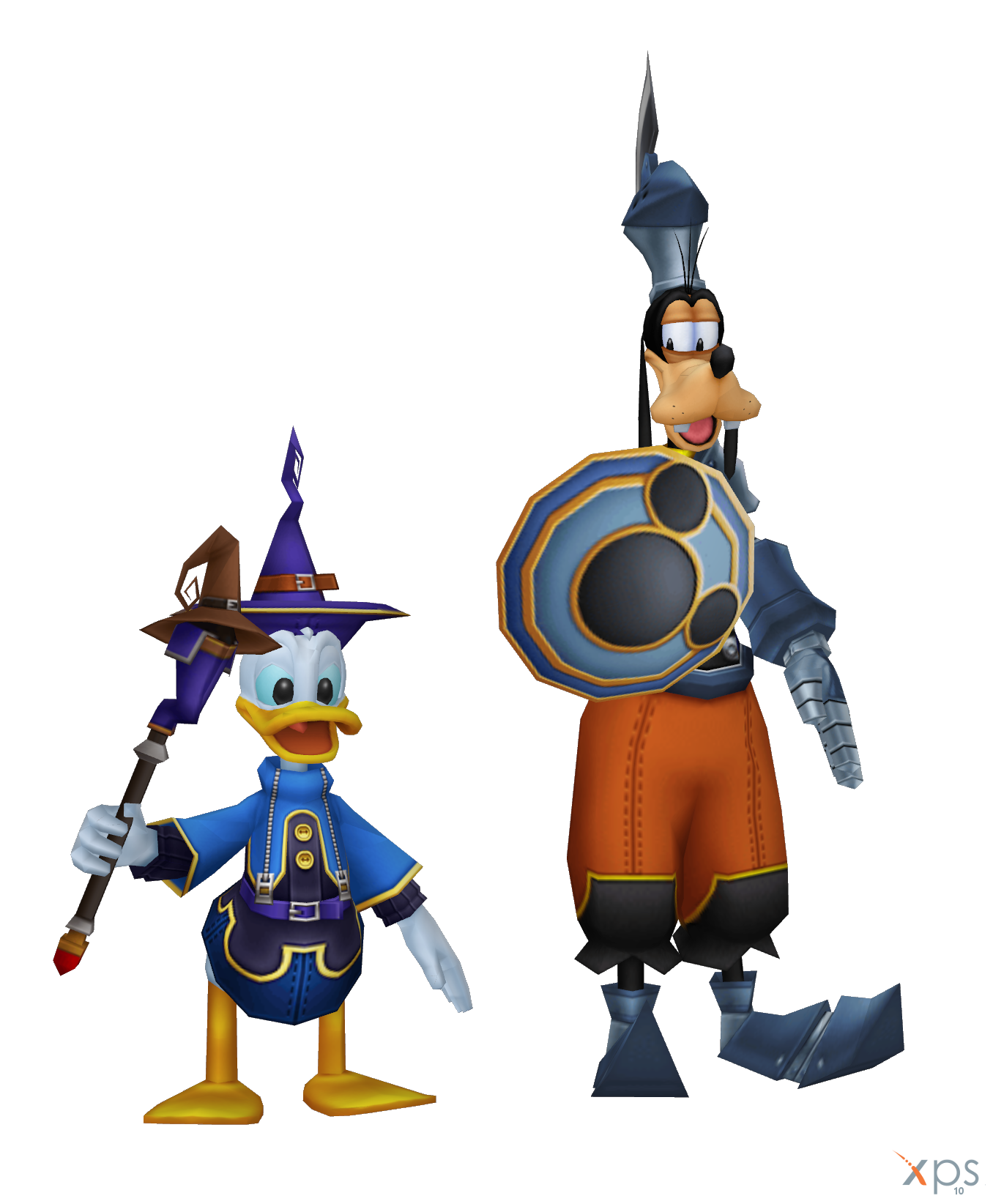 BBS Donald and Goofy [XPS] by LexaKiness on DeviantArt