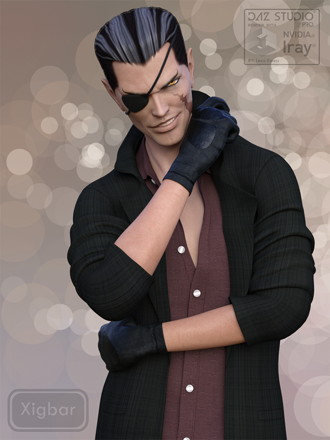 Xigbar for Genesis 8 Male by LexaKiness on DeviantArt