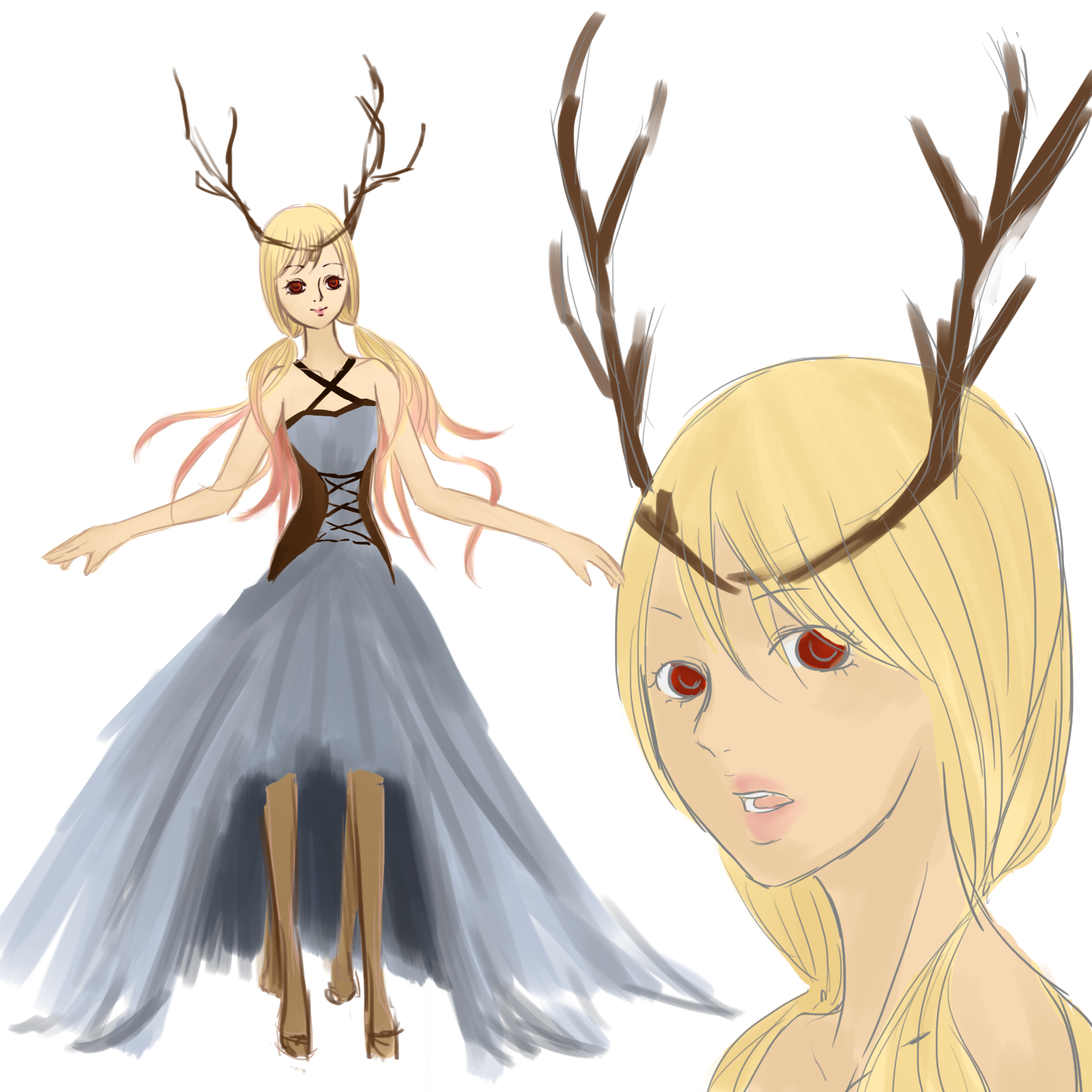 original character | Deer by Dakurozu17 on DeviantArt