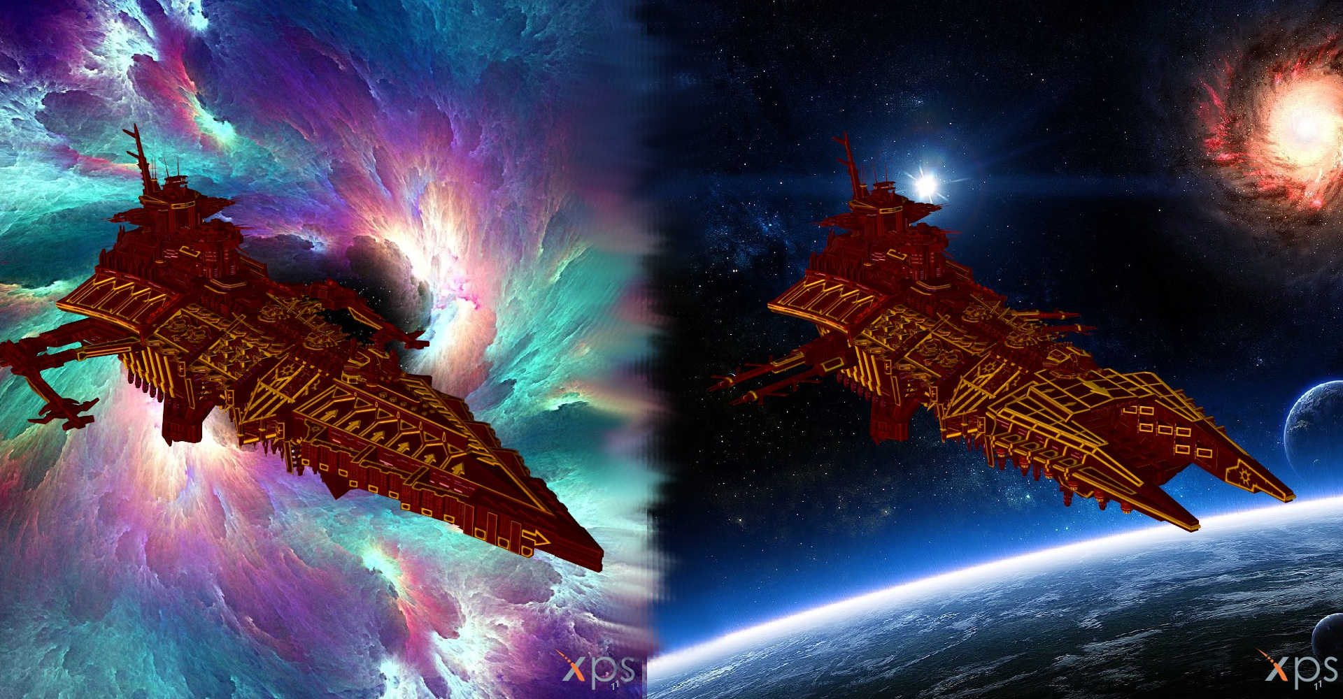 WH40K Chaos Battleship Collection For XPS by SucculentFruit13 on DeviantArt