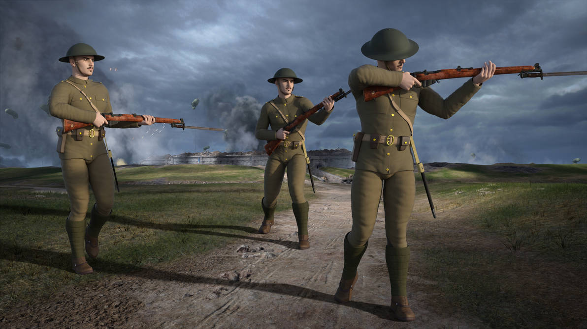 British WW1 Lee Enfield Mk 3 Rifle for G8M (Daz3D) by SucculentFruit13 ...