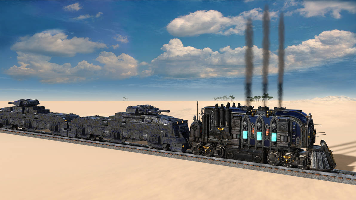 W40k Armored Train Set DAZ3D FREEBIE DL by SucculentFruit13 on DeviantArt