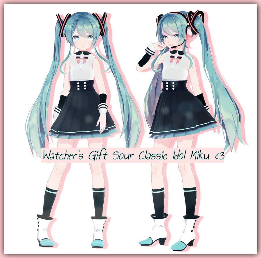 Watcher's gift Sour Classic Idol Miku + DL by HatsuneDKaname on DeviantArt