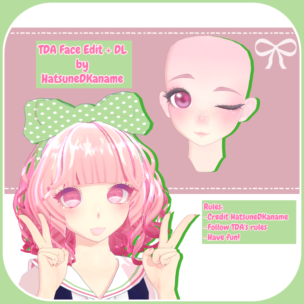 TDA Face Edit by HatsuneDKaname + DL by HatsuneDKaname on DeviantArt
