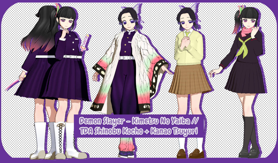 KNYxMMD // TDA ShinobuKocho - KanaoTsuyuri UPDATE2 by HatsuneDKaname on ...