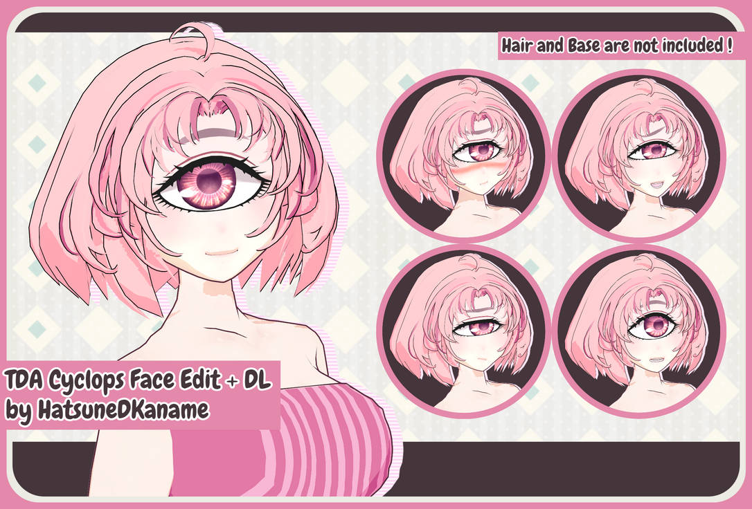 TDA Cyclops Face Edit + DL by HatsuneDKaname on DeviantArt