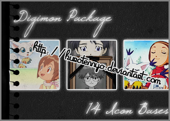 Digimon Package || 14 Icon Bases by Legilia on DeviantArt
