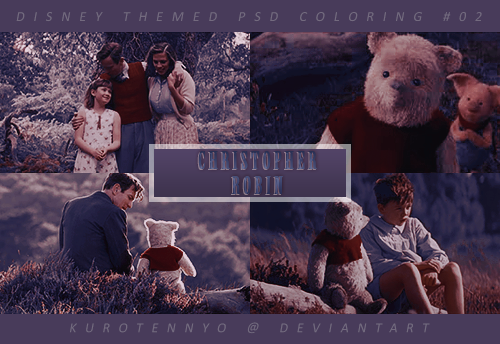 Disney Themed PSD #02 - Christopher Robin by Legilia on DeviantArt