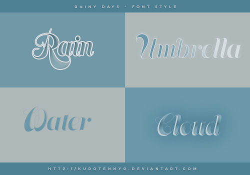 Rainy Days | Font Style #02 by Legilia on DeviantArt