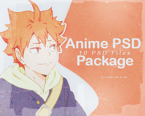 Anime PSDs Package #01 by Legilia on DeviantArt