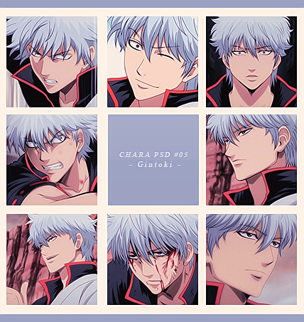 Gintoki / Character PSD #05 by Legilia on DeviantArt