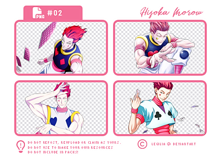 Hisoka Morow - PNG Pack #02 by Legilia on DeviantArt