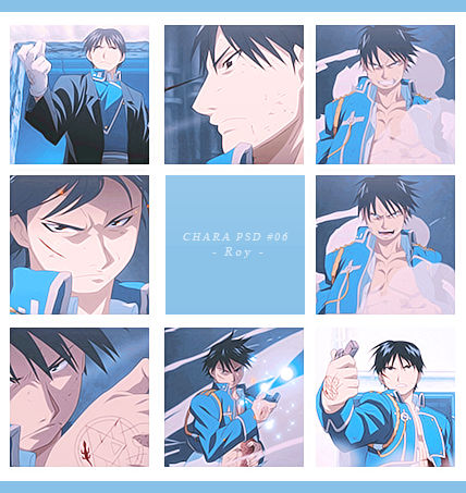 Roy Mustang / Character PSD #06 by Legilia on DeviantArt