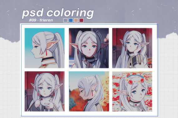 Frieren / PSD #009 by Legilia on DeviantArt