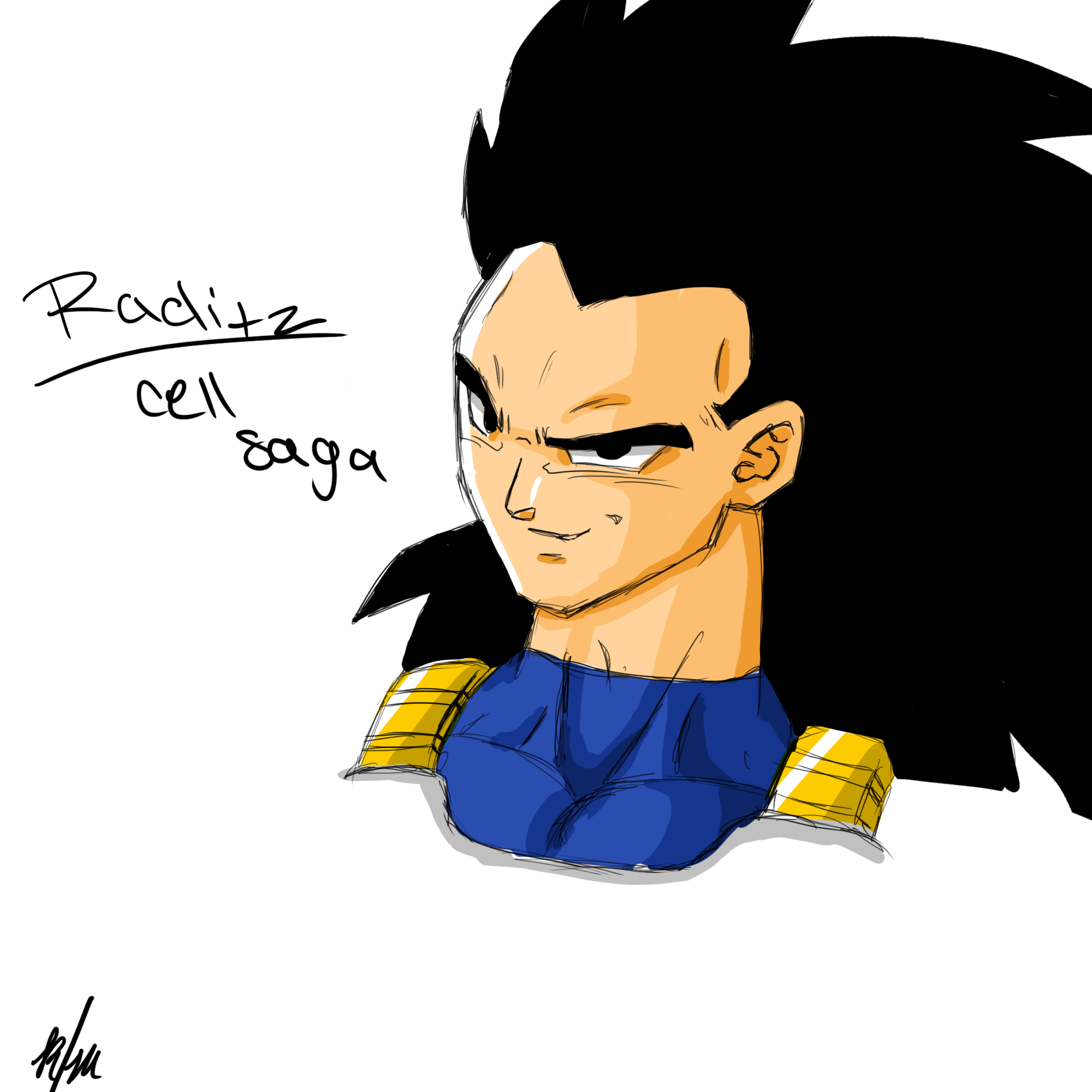 Raditz (Cell saga) by big-bob22 on DeviantArt