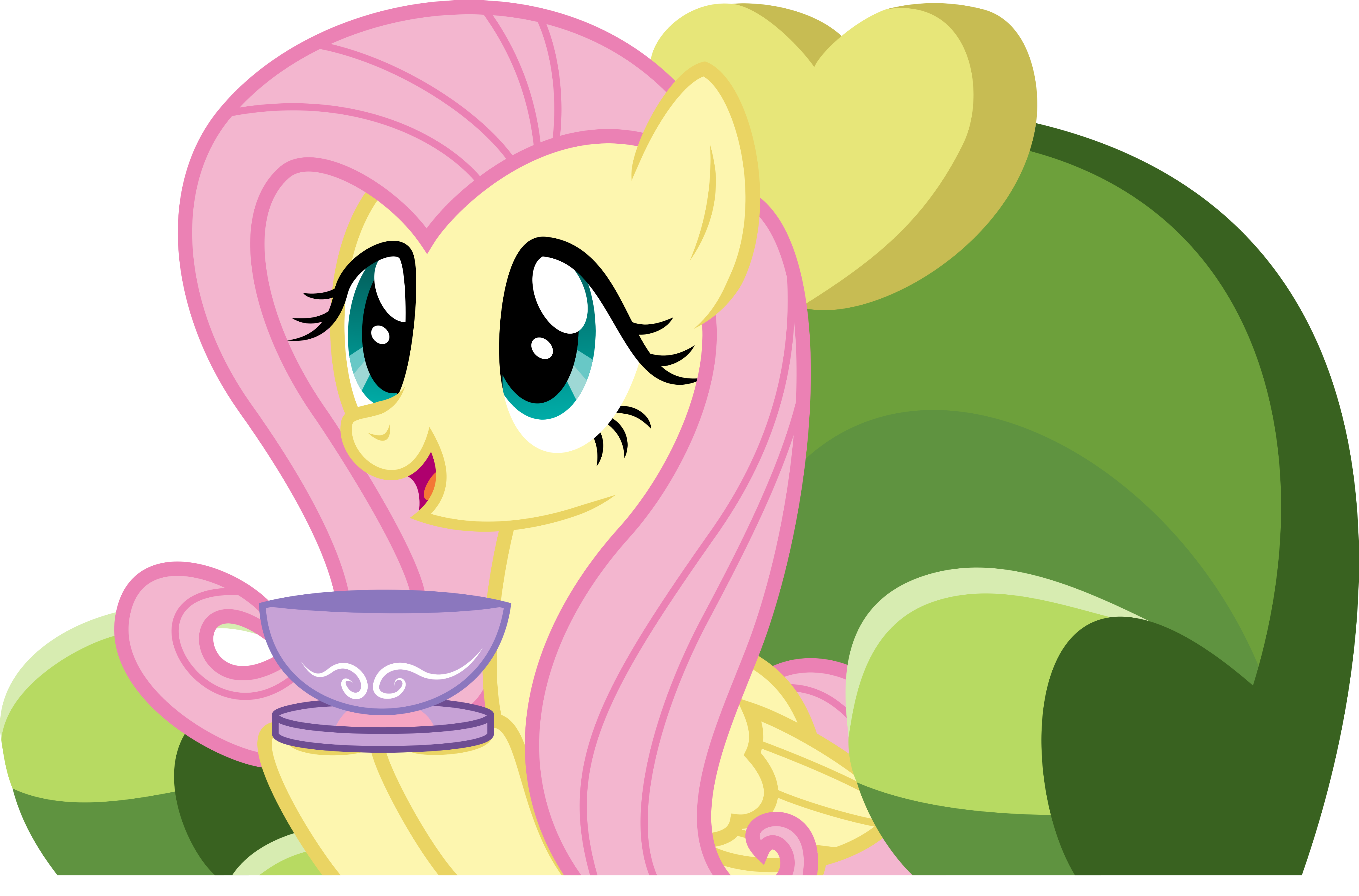 Tea Time with Fluttershy by AA-69 on DeviantArt