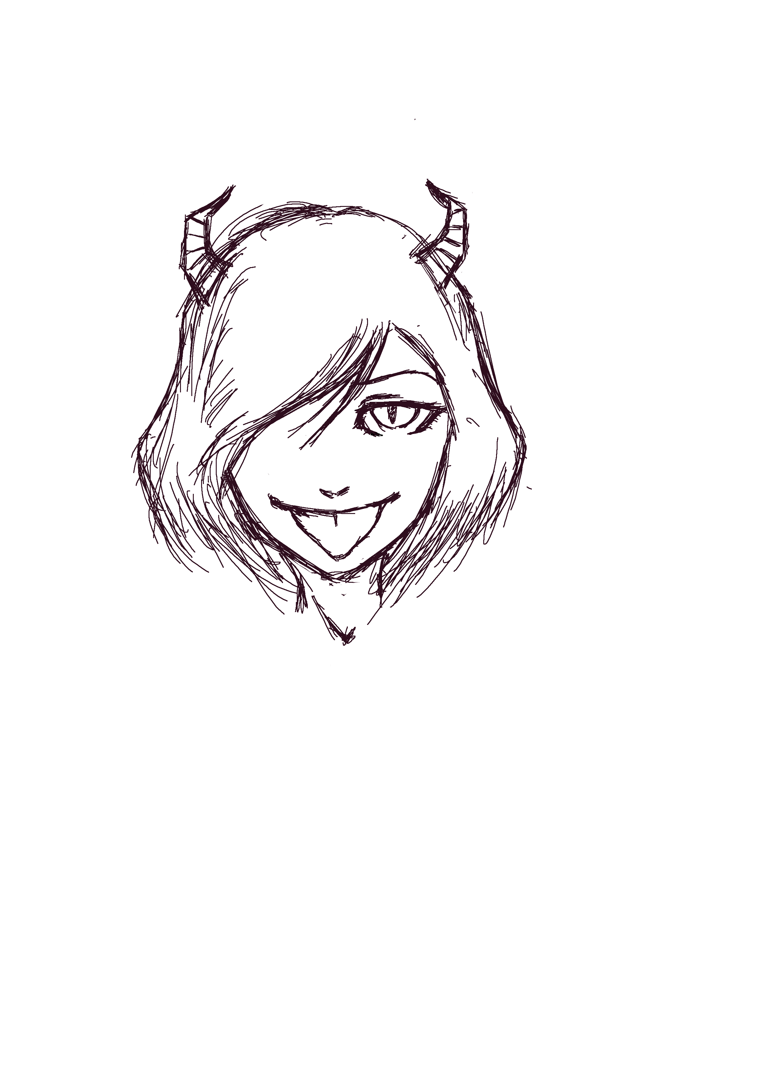 Devil sketch by Gin-Himei on DeviantArt