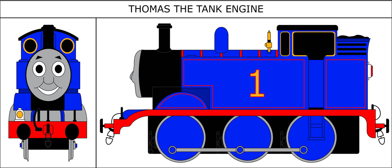 Thomas the Tank Engine Portrait by MikeD57s on DeviantArt