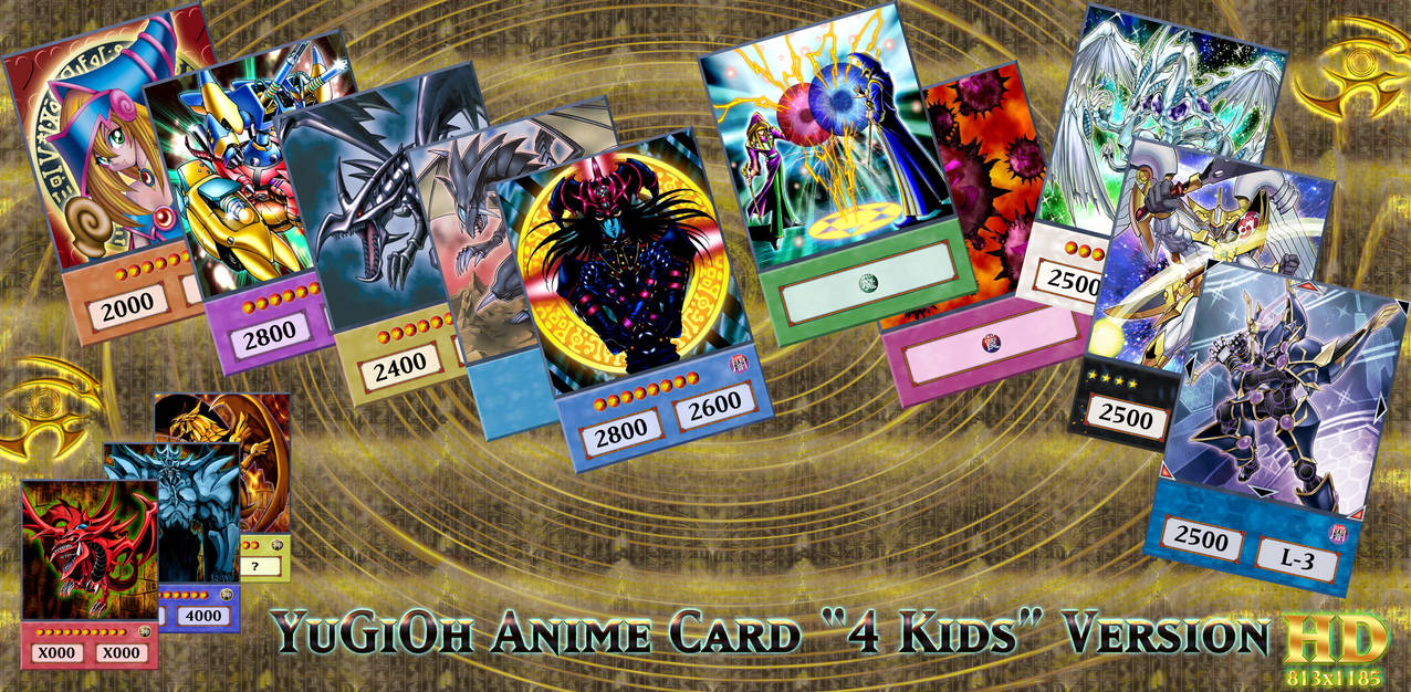 Anime Card Template 4Kids Version by Yami Burak by YamiBurak on DeviantArt