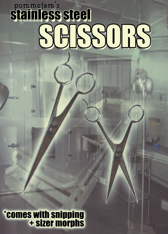 [MMD DL] stainless steel scissors by pommejam on DeviantArt