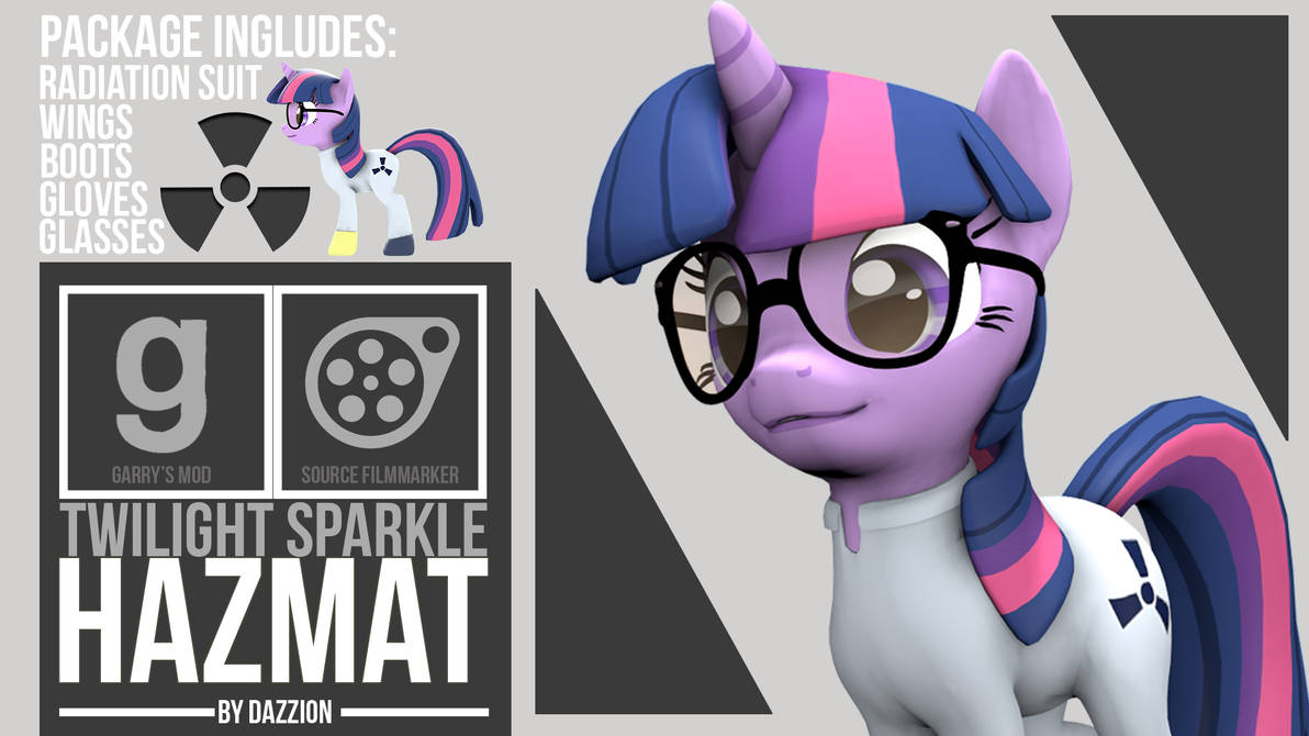 [DL | SFM/GMOD ] Hazmat Twilight Sparkle by DazzioN on DeviantArt
