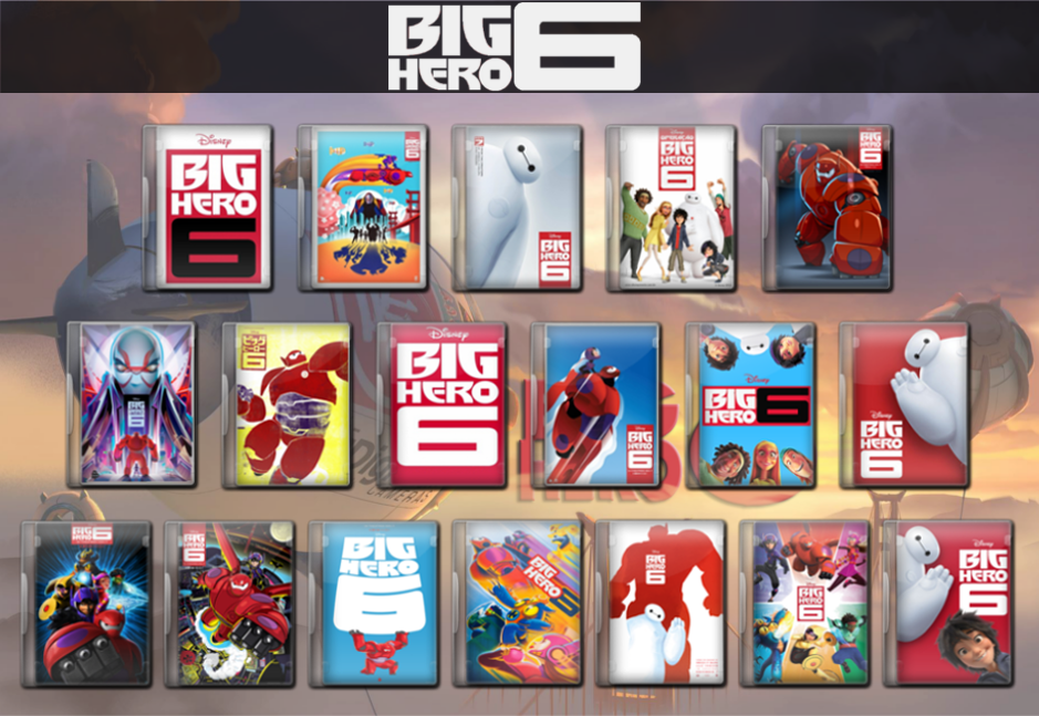 Big Hero 6 Movie Icon Collection 2015 by WimboJallis121 on DeviantArt