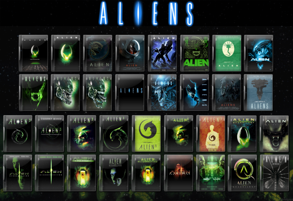 Alien Complete Movie Icon Collection 1979 - 1997 by WimboJallis121 on ...