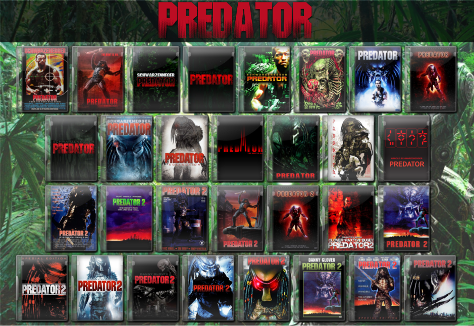 Original Predator Movie Icon Collection 1988-1990 by WimboJallis121 on ...