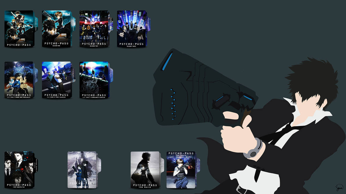 Psycho-Pass (2012) + Movies Folder Icon by genralhd on DeviantArt