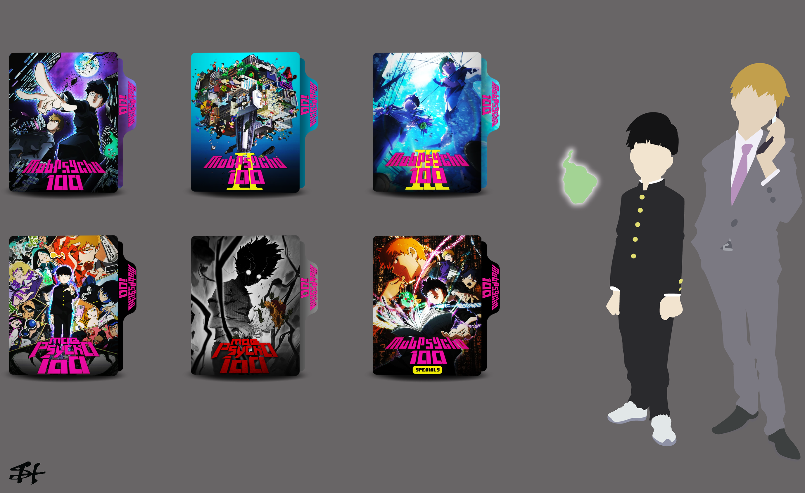 Mob Psycho 100 (2016) Folder Icon by genralhd on DeviantArt