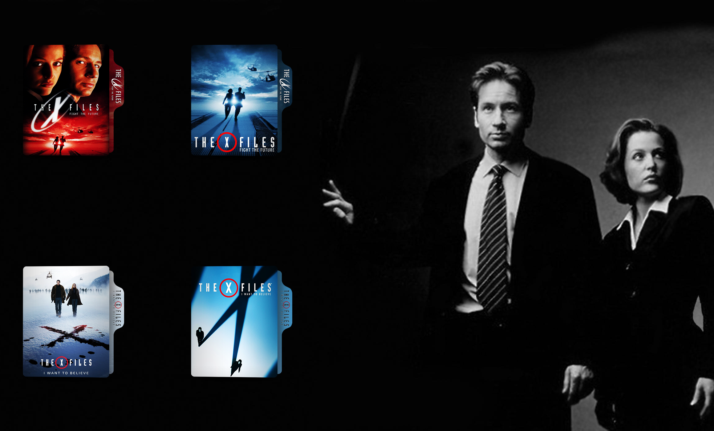 The X-Files Movies (1998)/(2008) Folder Icon by genralhd on DeviantArt